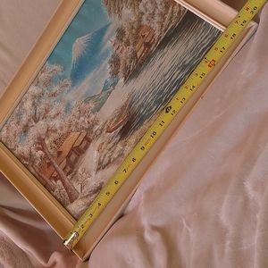 Wall Decor | Vintage Japanese Silk Embroidery Art Mount Fuji | Poshmark